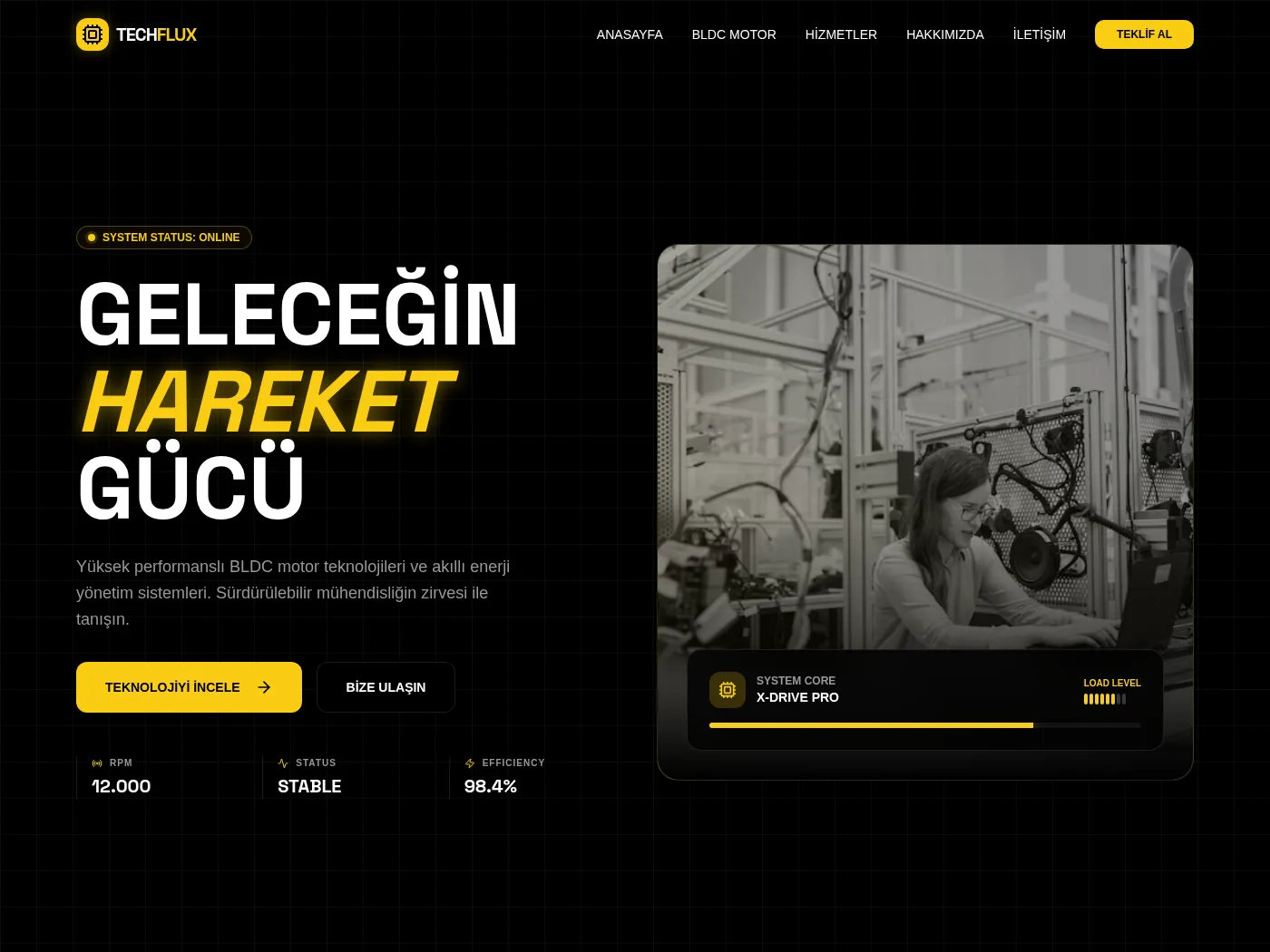 TechFlux Web Experience