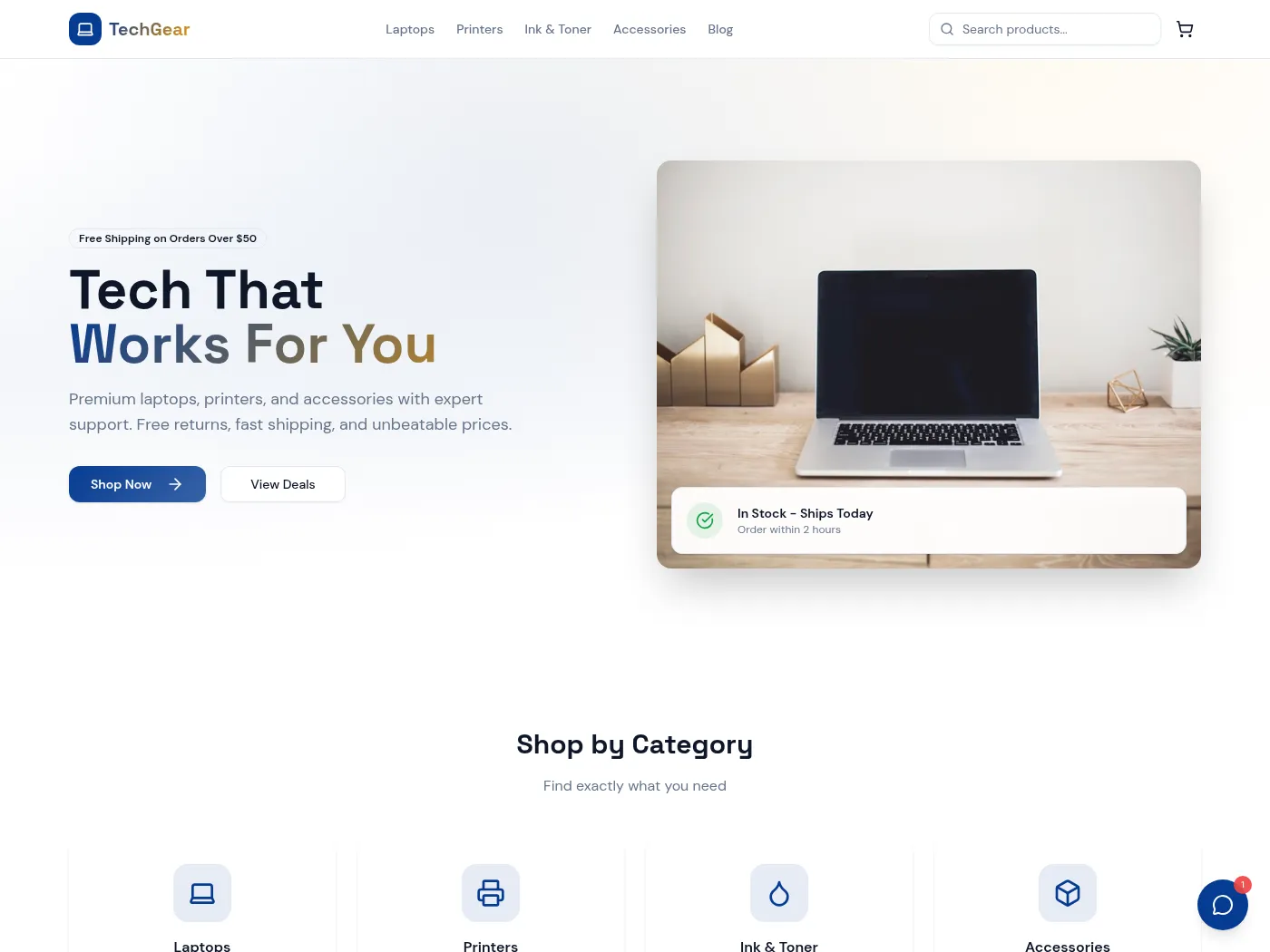 TechGear Storefront