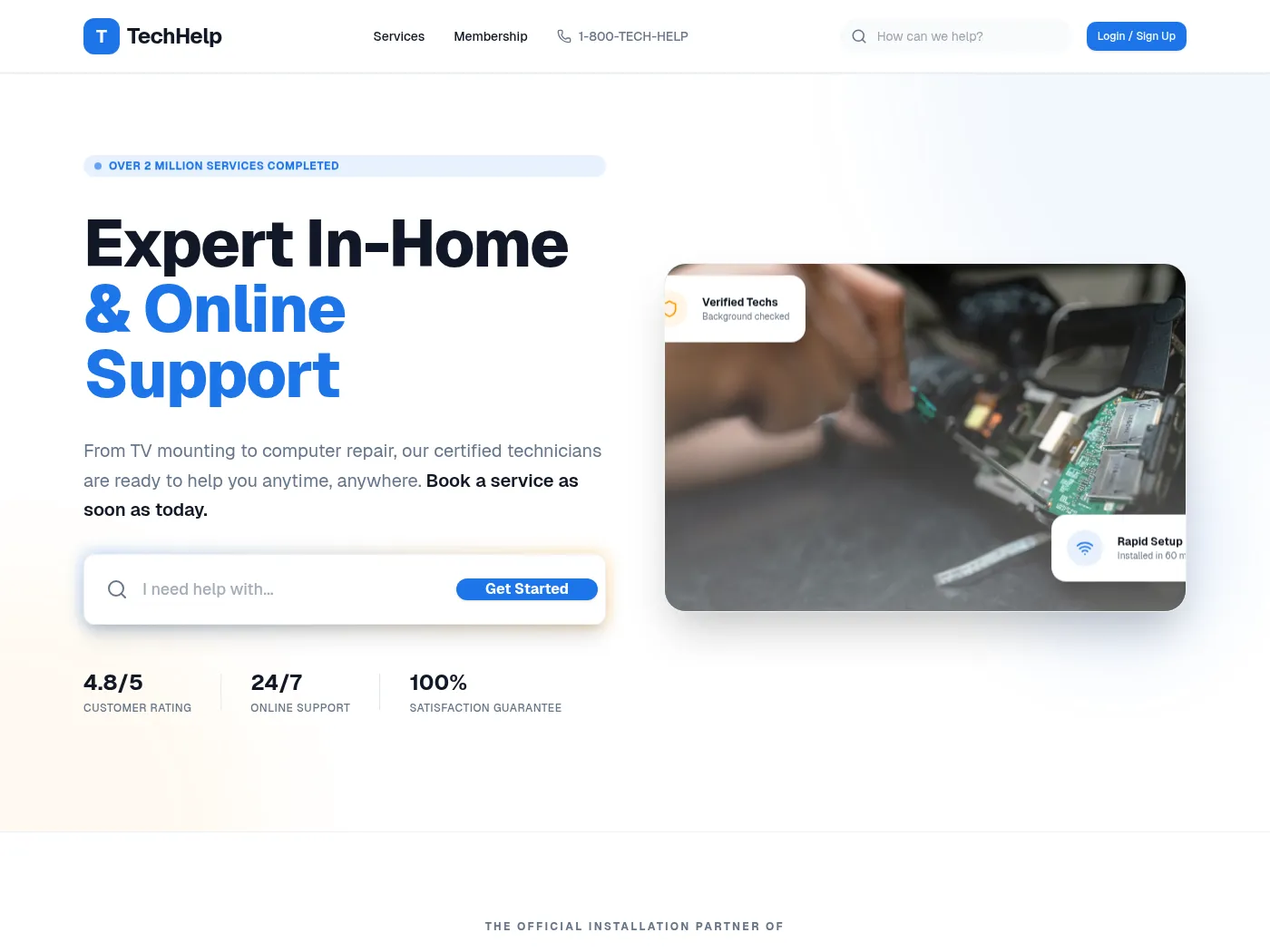 TechHelp Web Portal