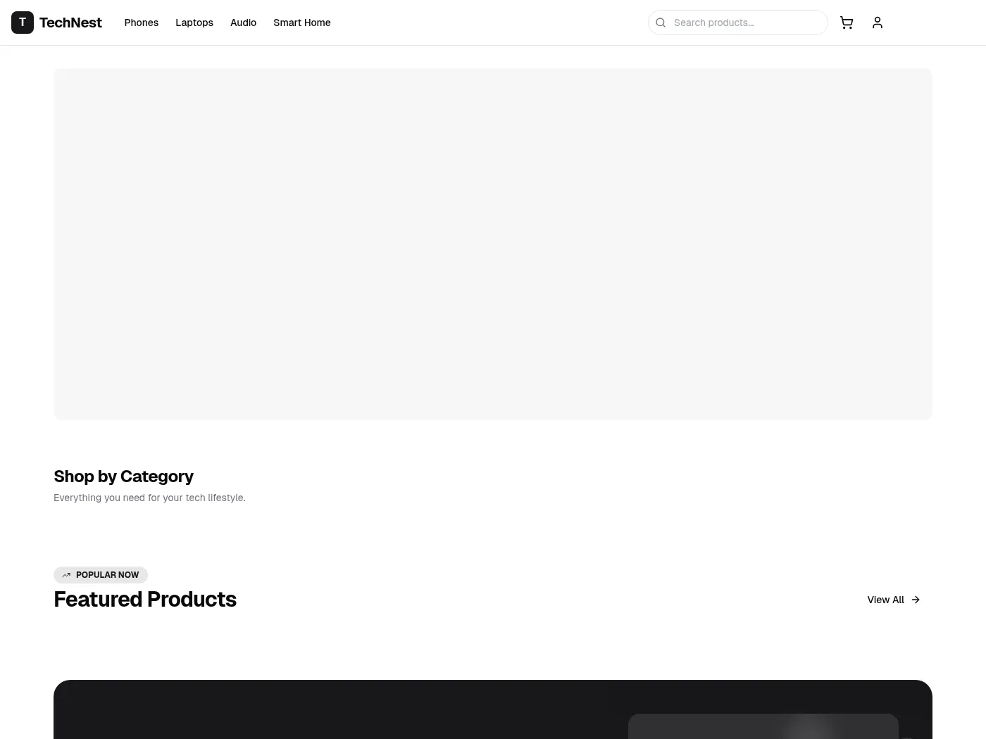 TechNest Storefront