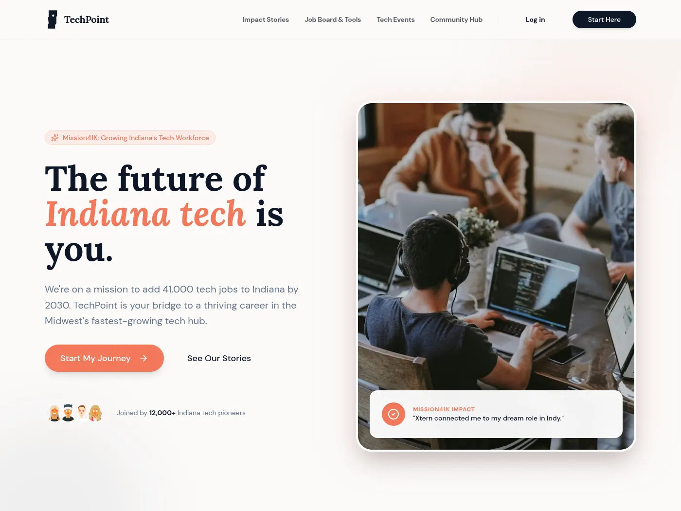 TechPoint Community Redesign