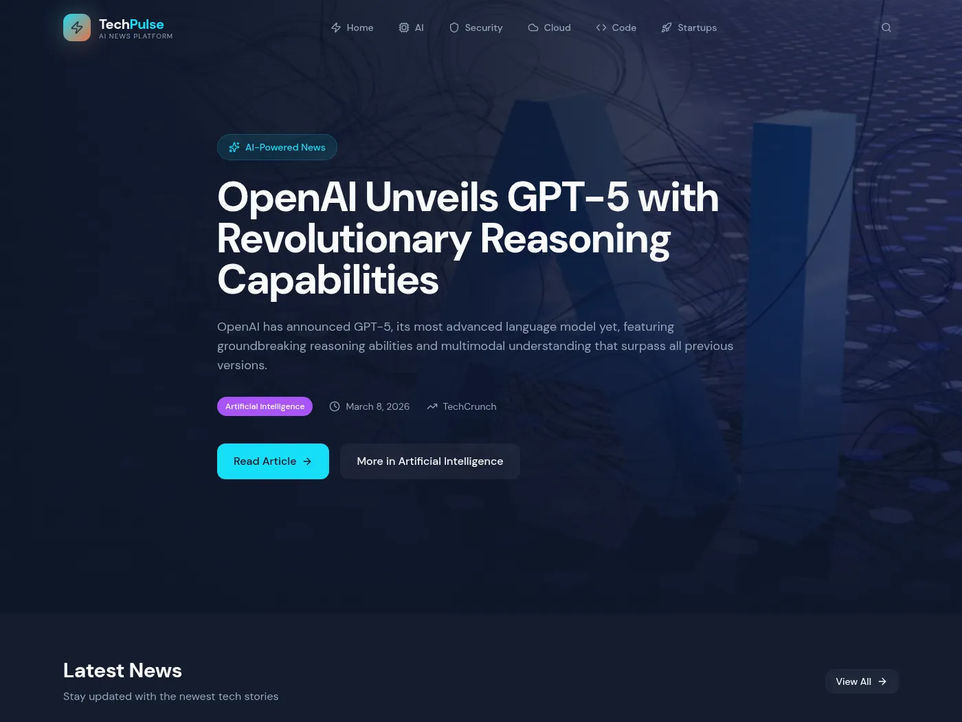 TechPulse AI News Platform