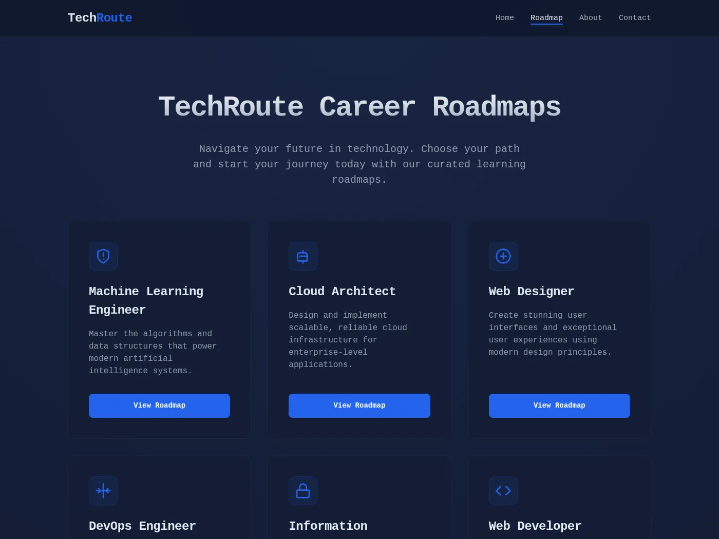 TechRoute UI Refresh
