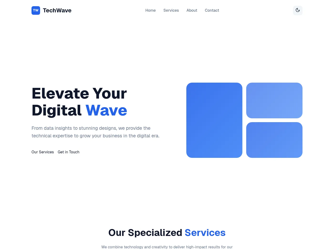 TechWave Services Web