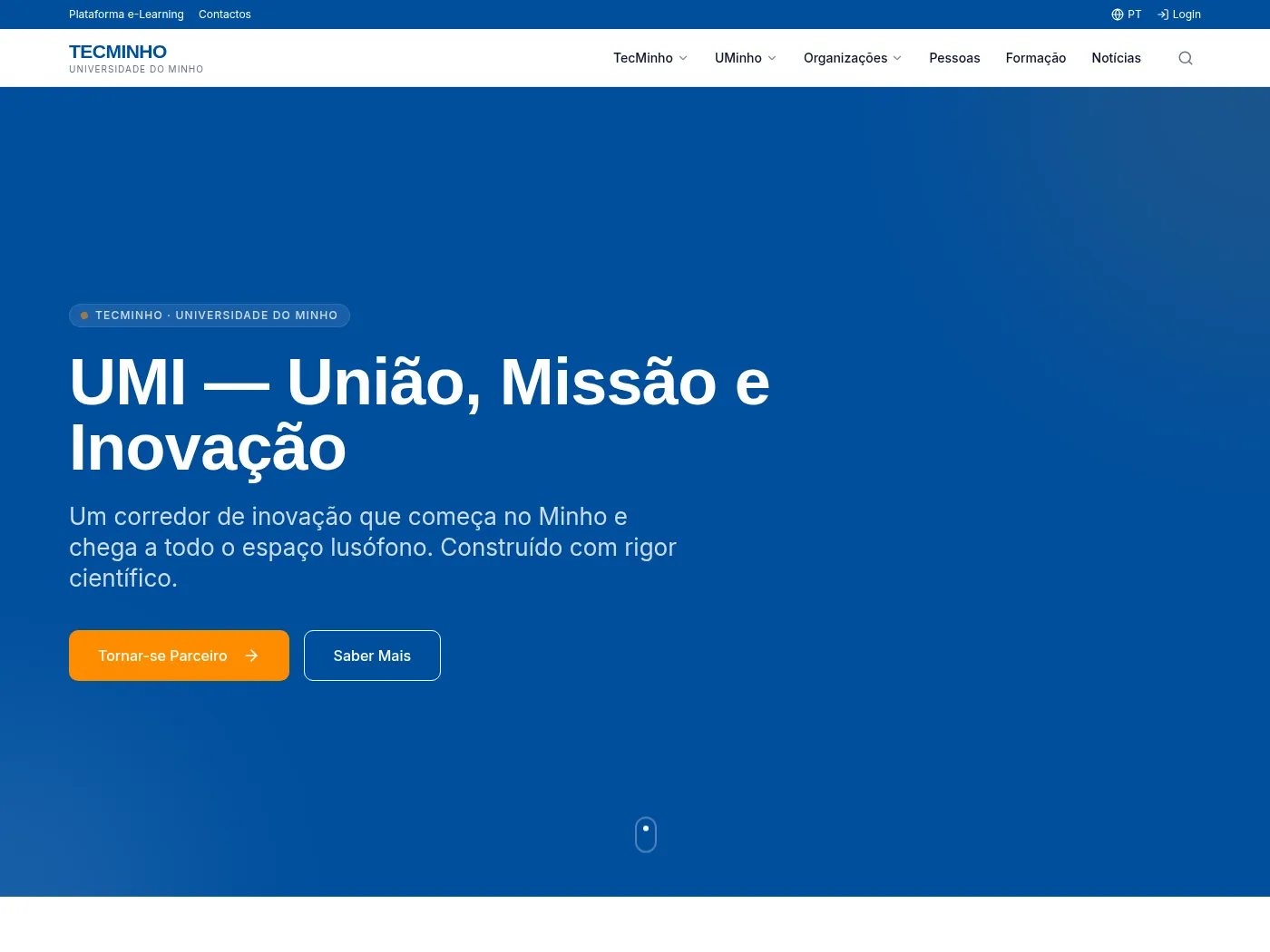 TecMinho Inspired Site