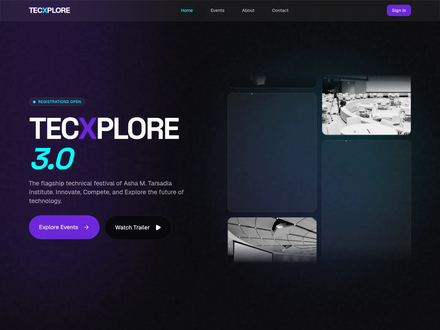TecXplore 3.0 Fest Site