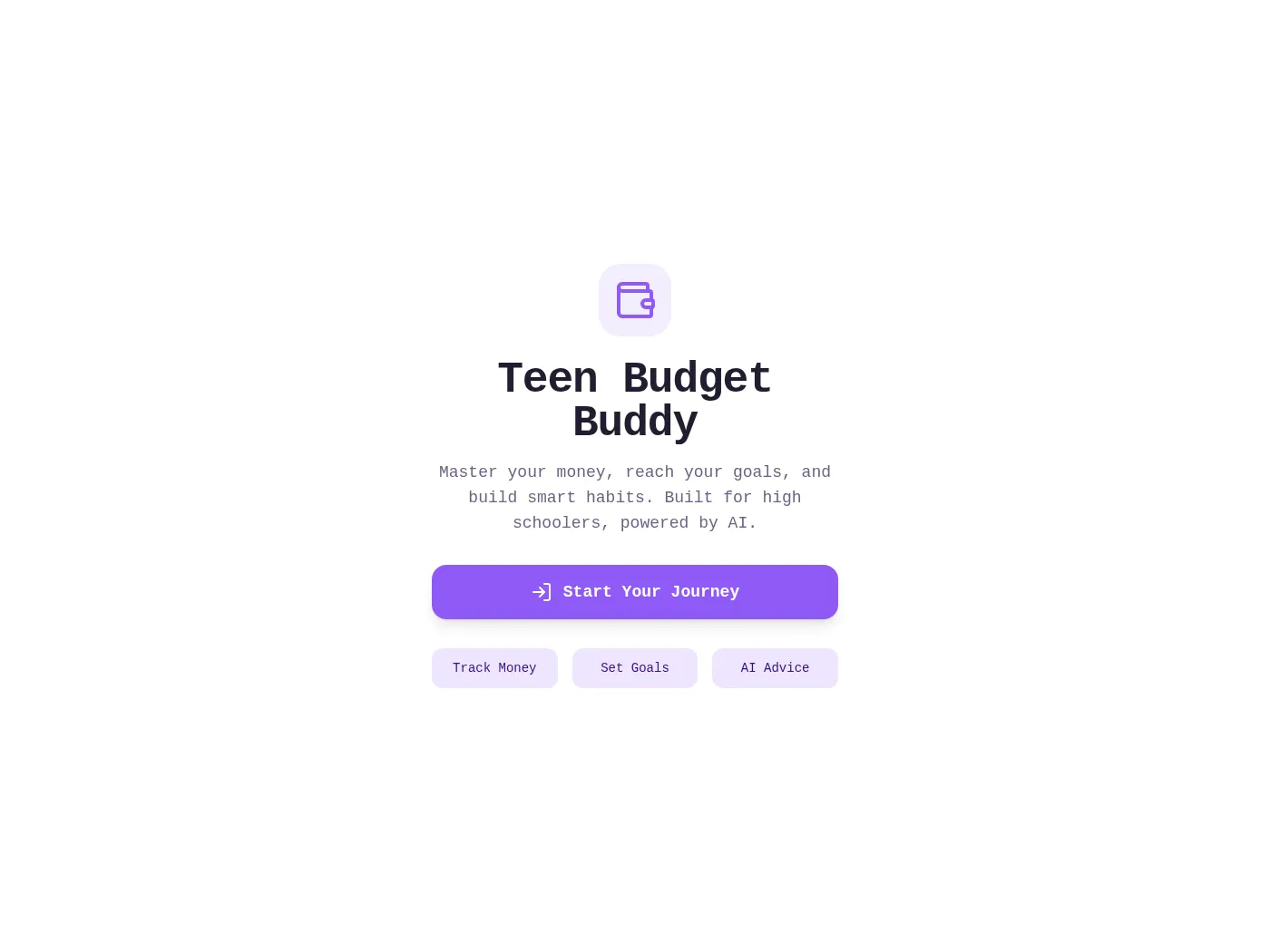 Teen Budget Buddy