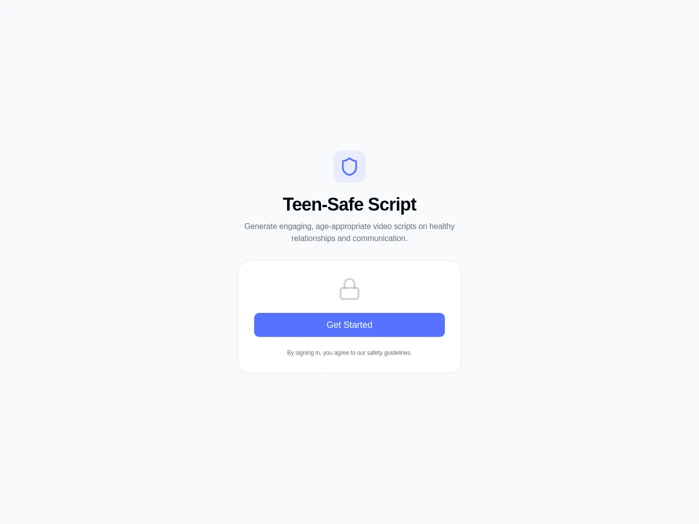 Teen-Safe Script Maker