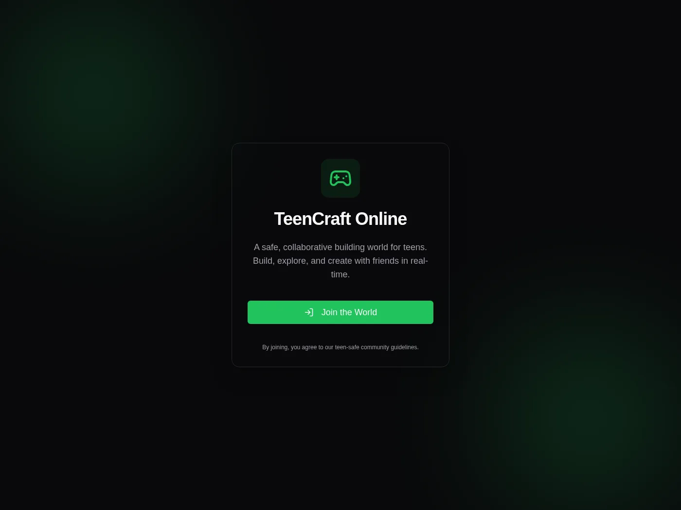 TeenCraft Online