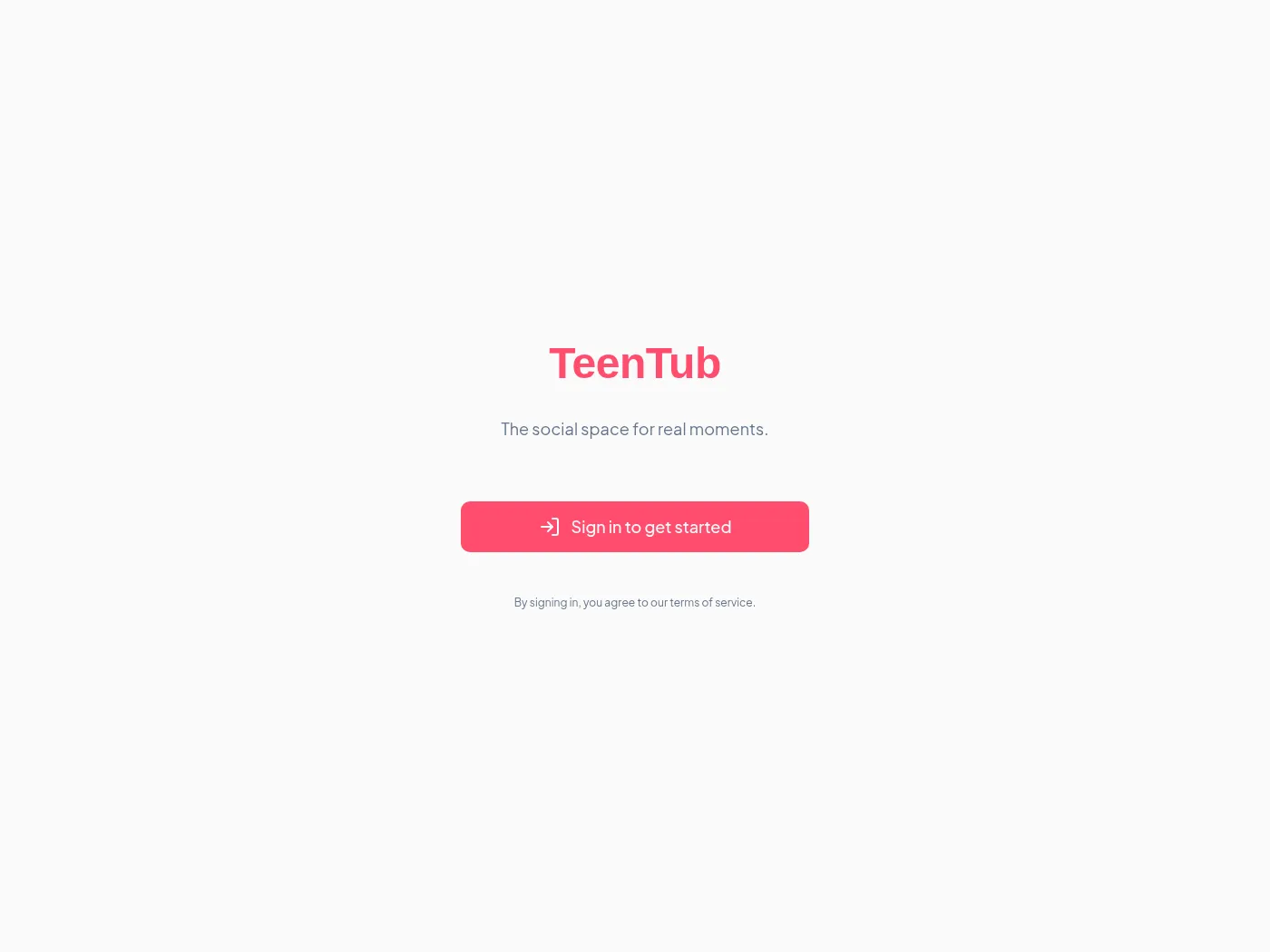 TeenTub Social App