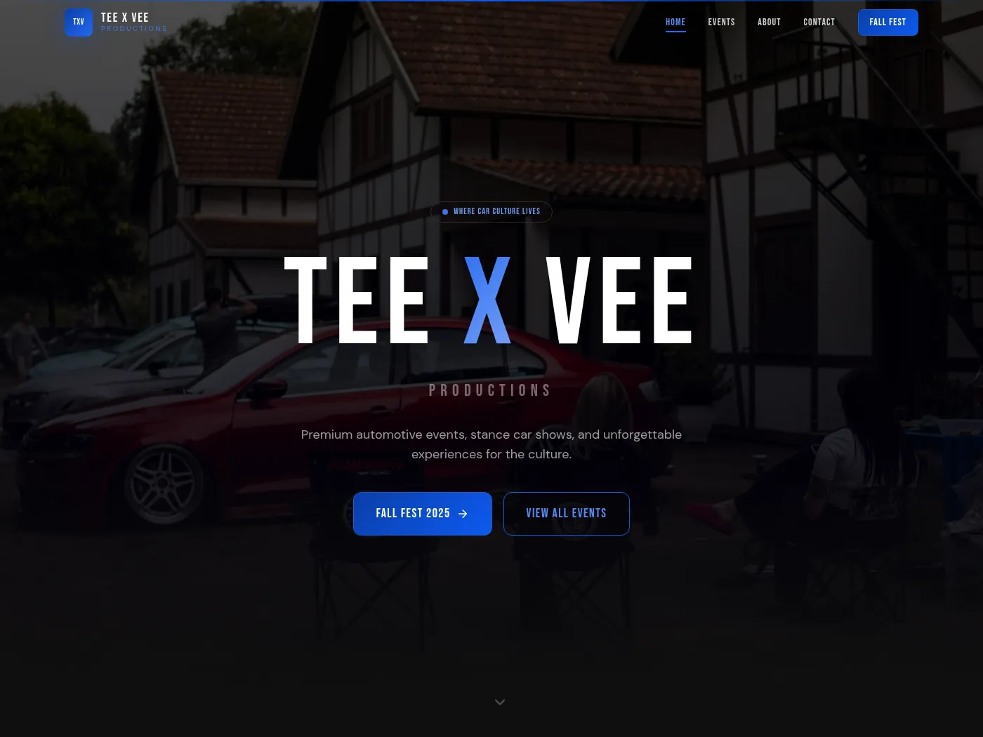 Tee X Vee Events Hub