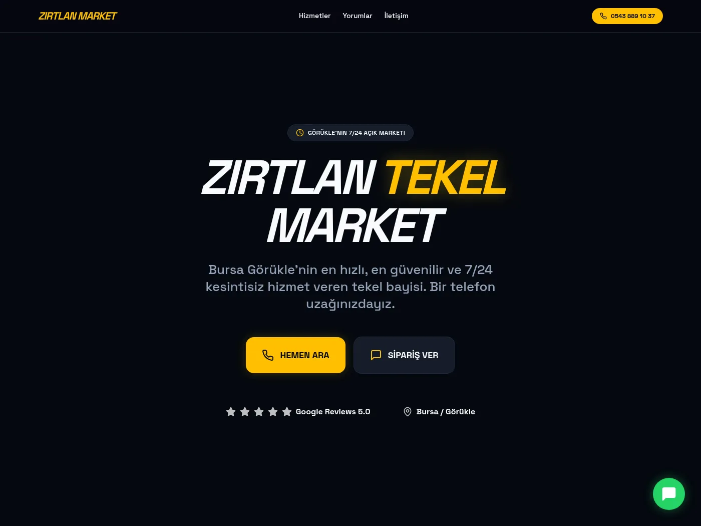 Zırtlan Market Web App