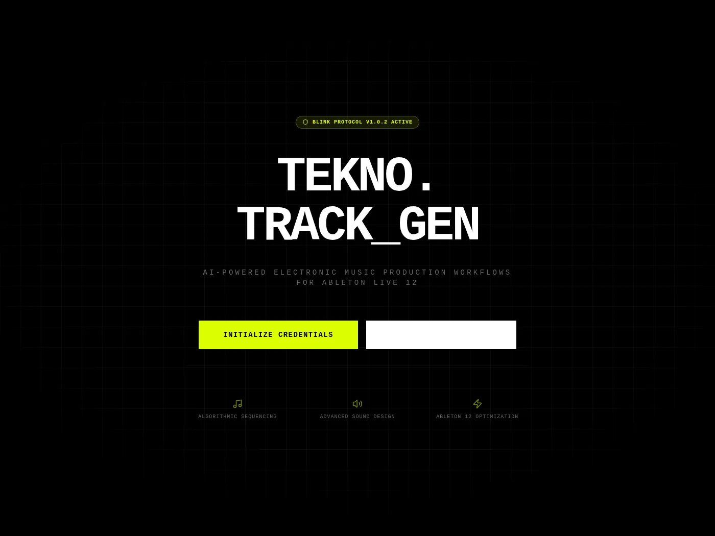 Tekno Track Generator