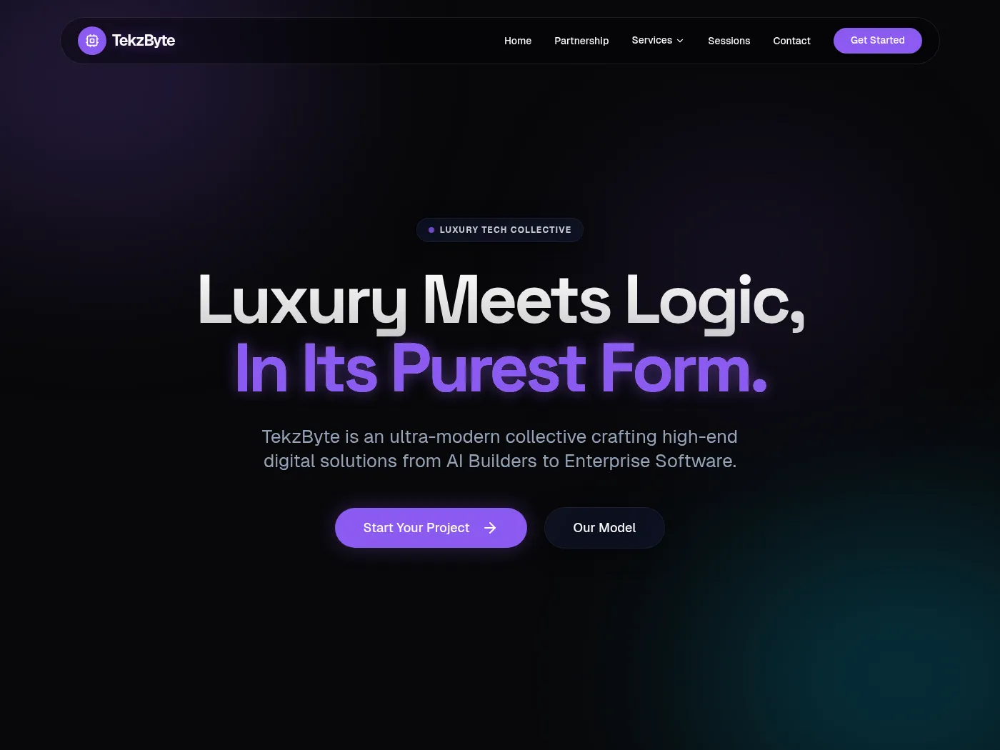 TekzByte Ultra Modern Web