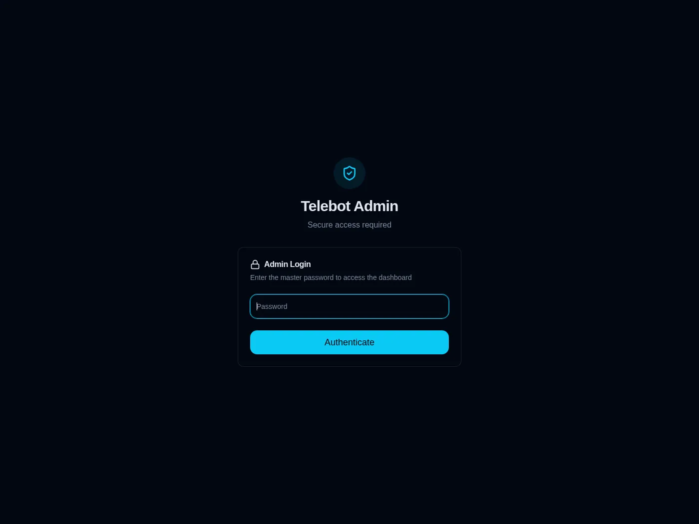 Telebot Admin Hub