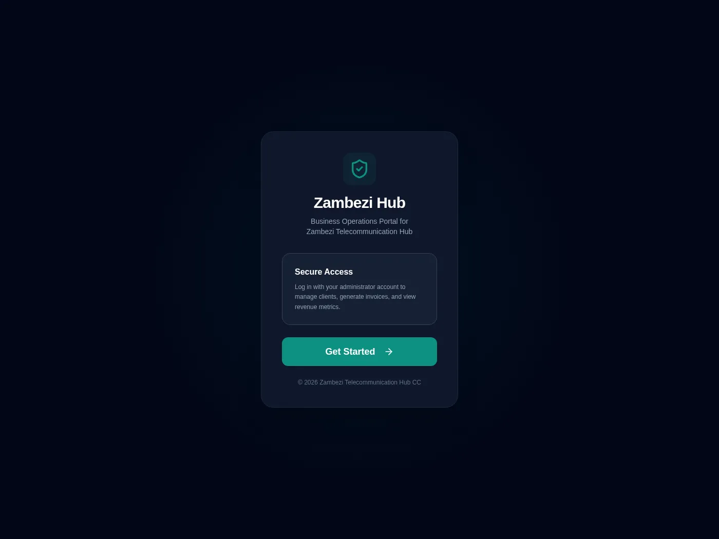 Zambezi Hub Portal
