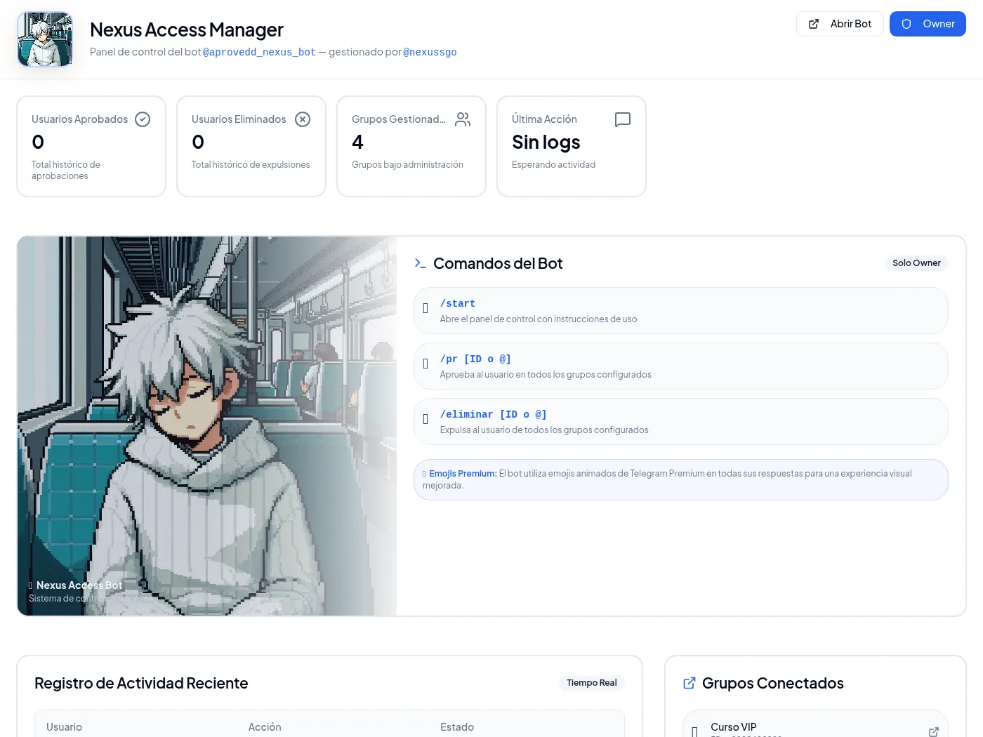 Telegram Access Bot