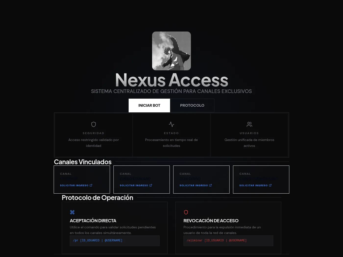 Telegram Access Bot