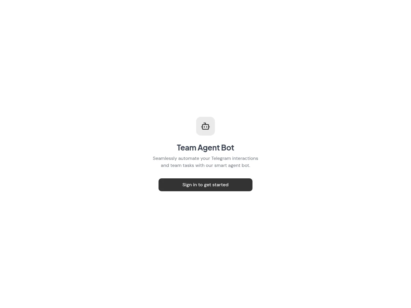 Telegram Smart Agent Bot
