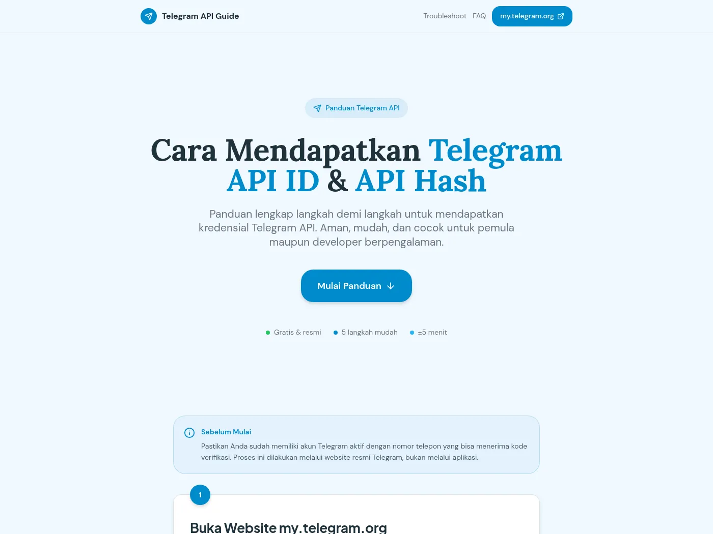Telegram API Guide
