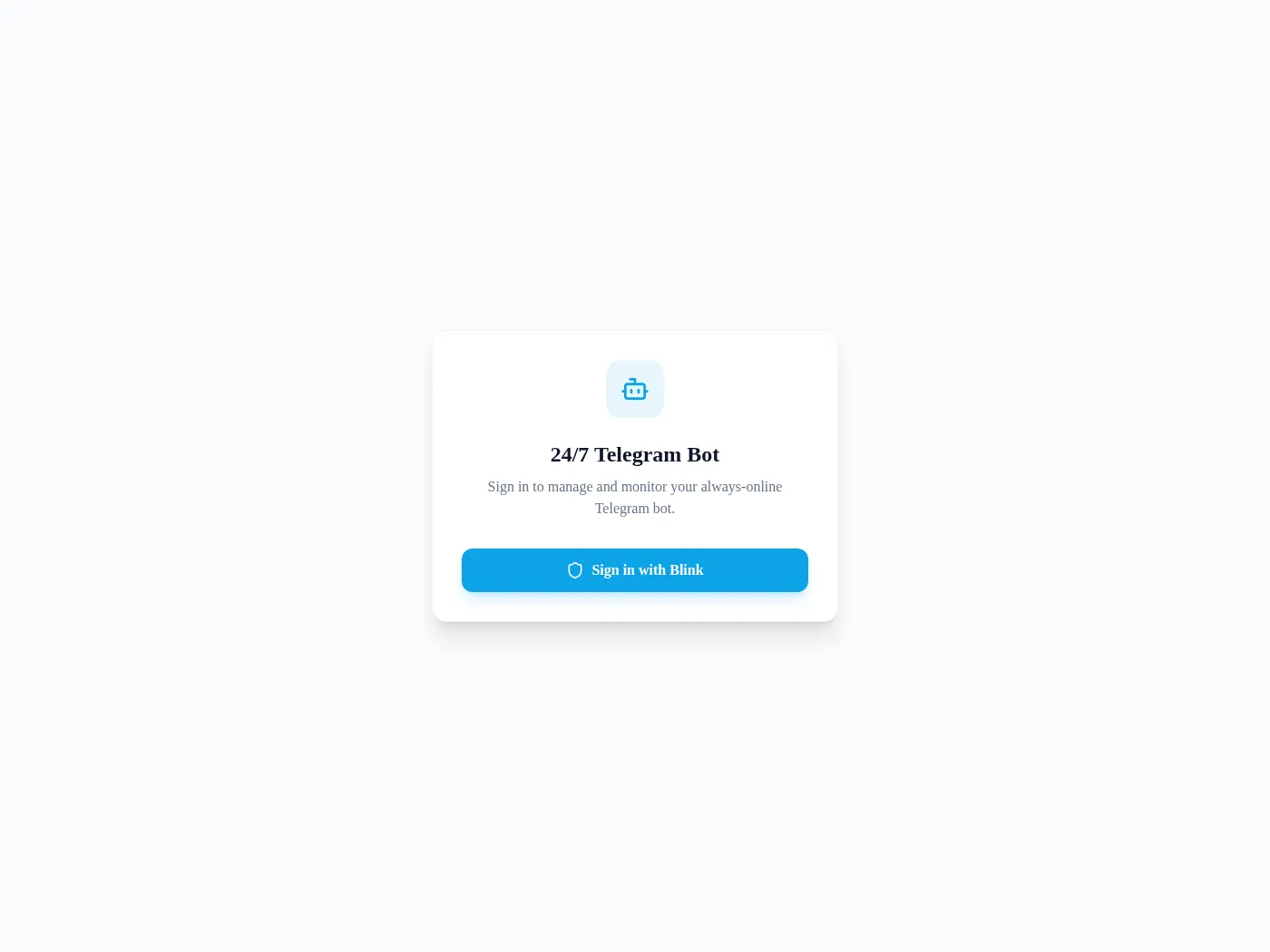 Always Online Telegram Bot