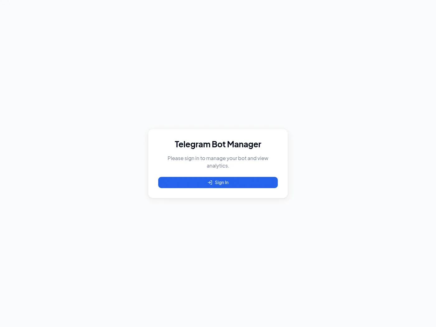 Telegram Bot Builder