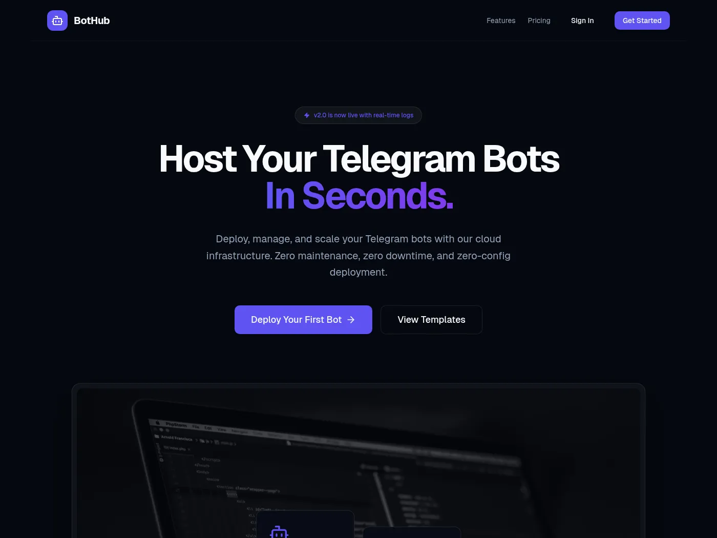 Telegram Bot Hosting Hub