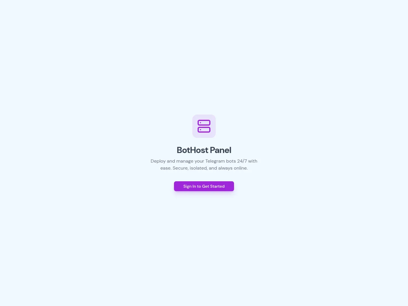 BotHost Panel