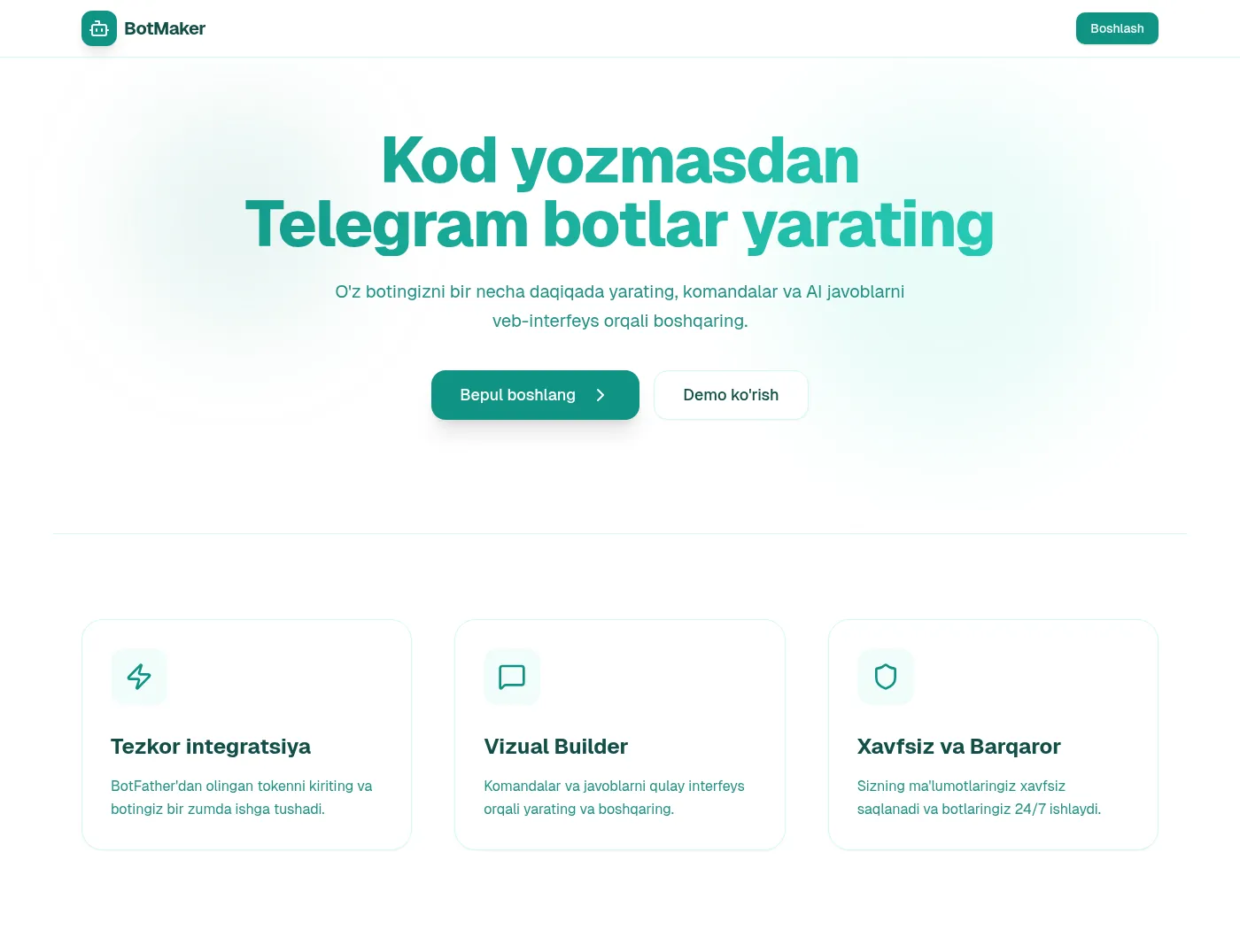 Telegram Bot Maker