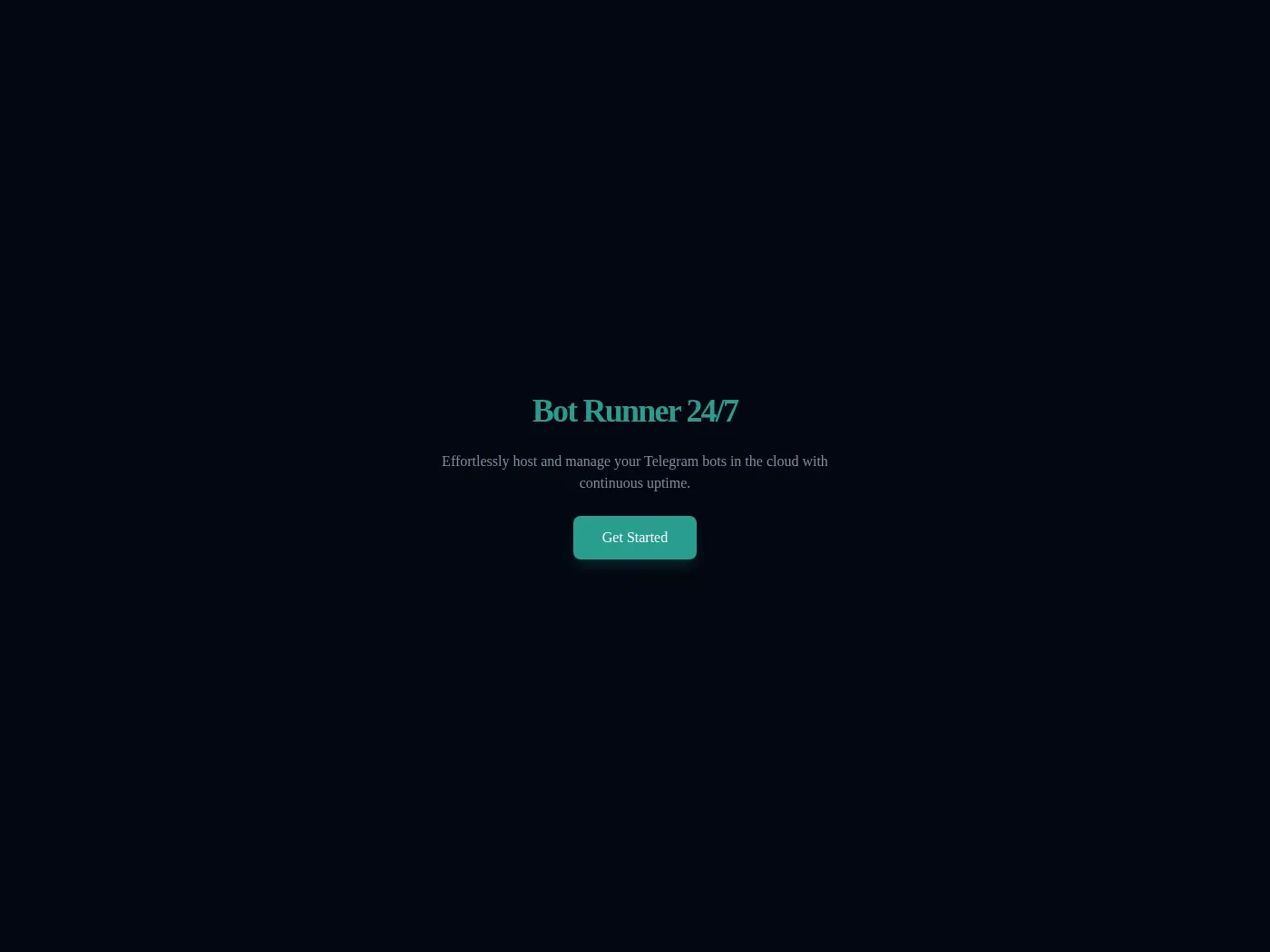24/7 Telegram Bot Runner