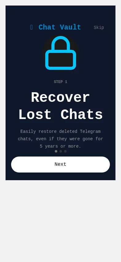 Telegram Chat Vault