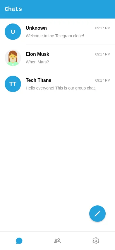 Telegram Clone