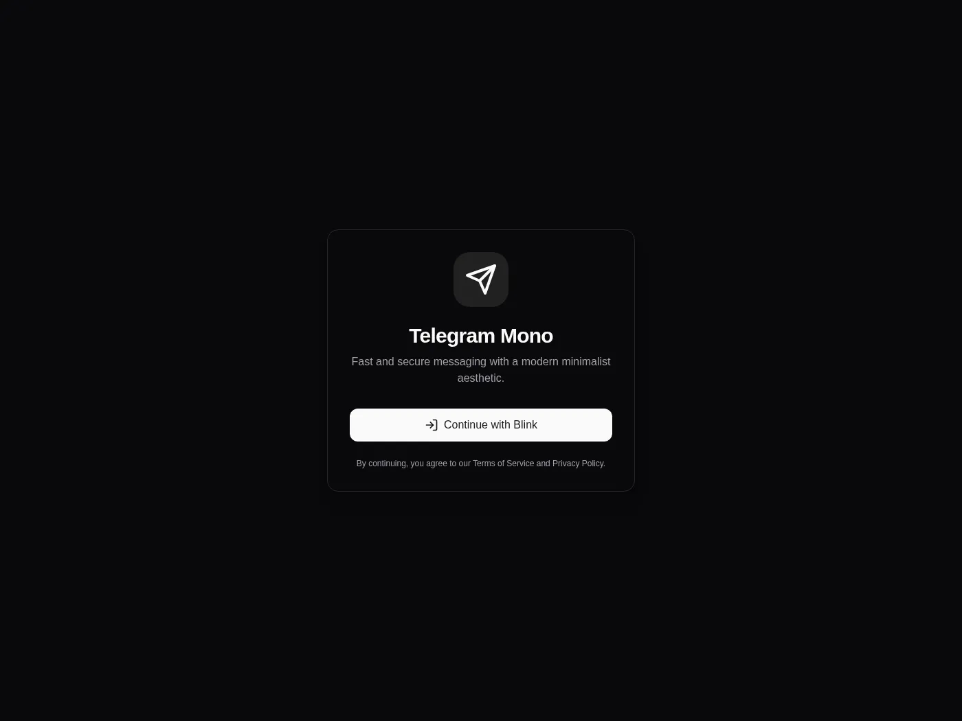 Telegram Messenger Clone