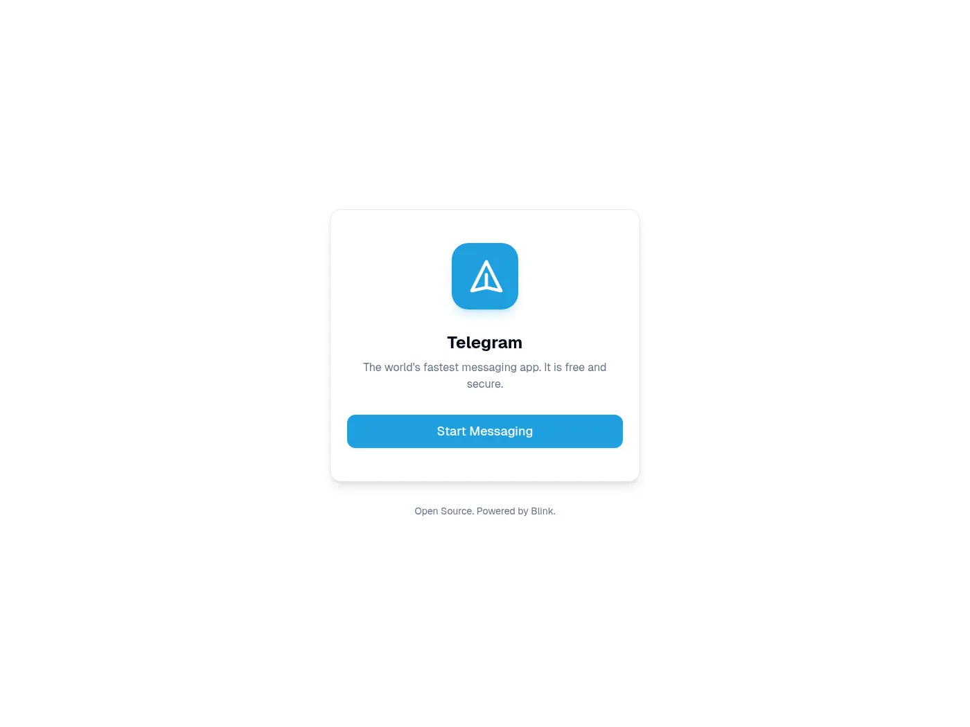Telegram Messenger Clone