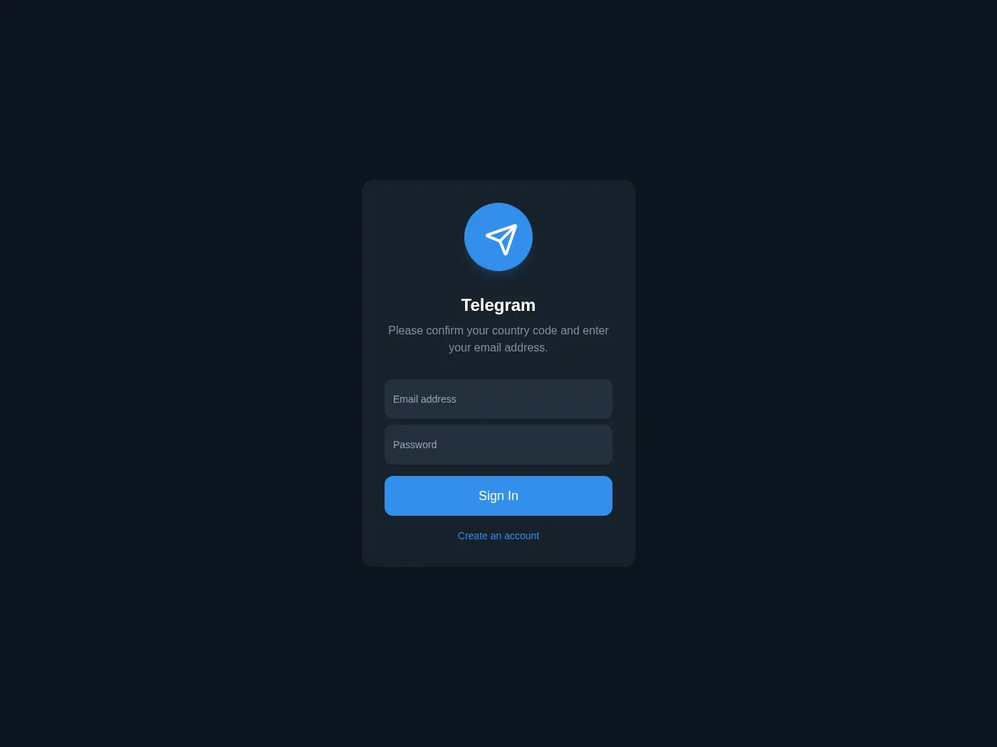 Telegram Messenger Clone