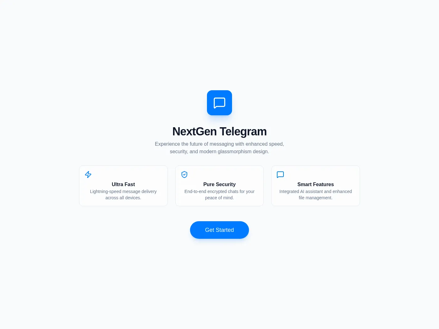NextGen Telegram Clone