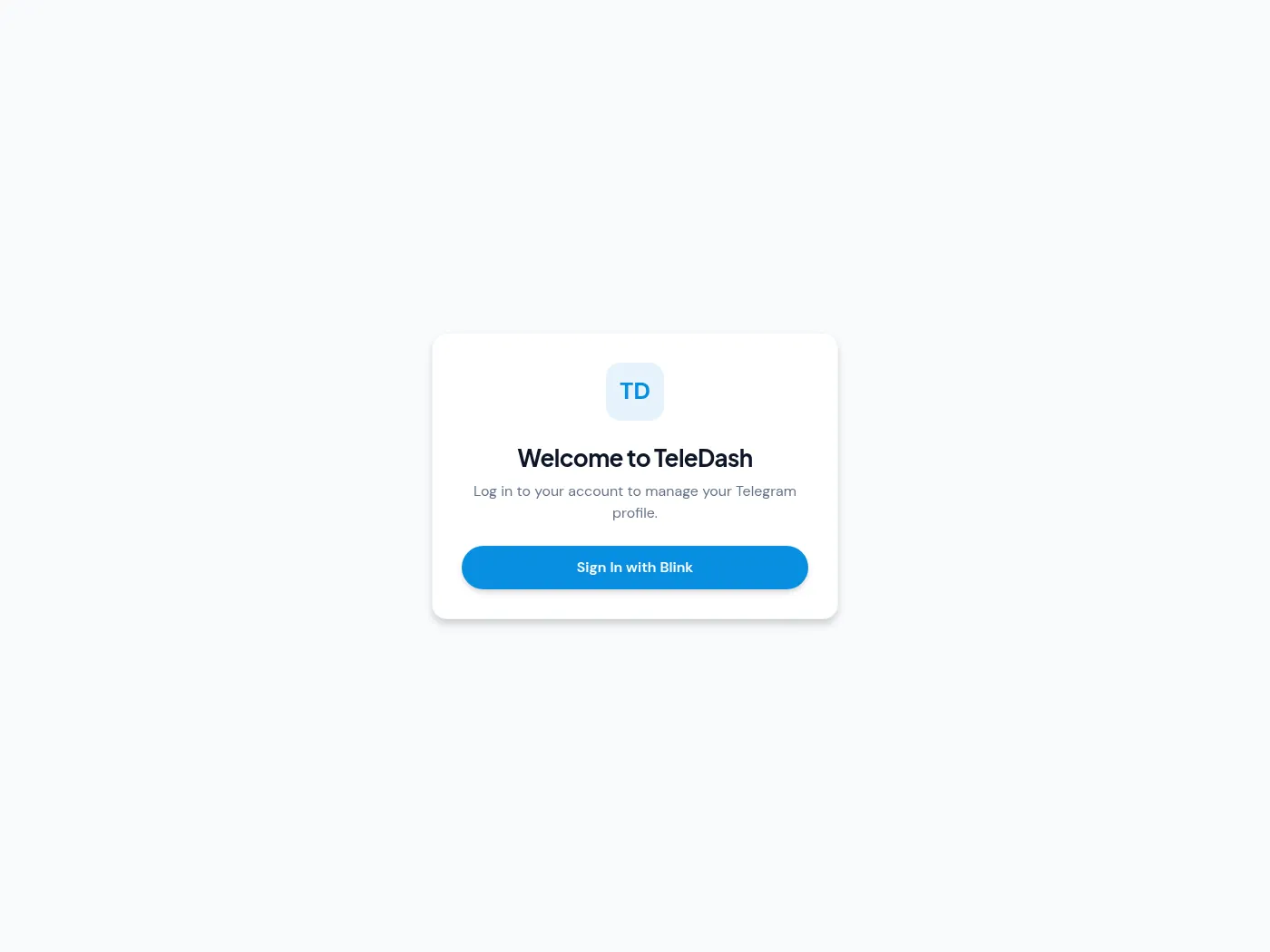 Telegram Control Panel