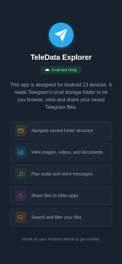 TeleData Explorer