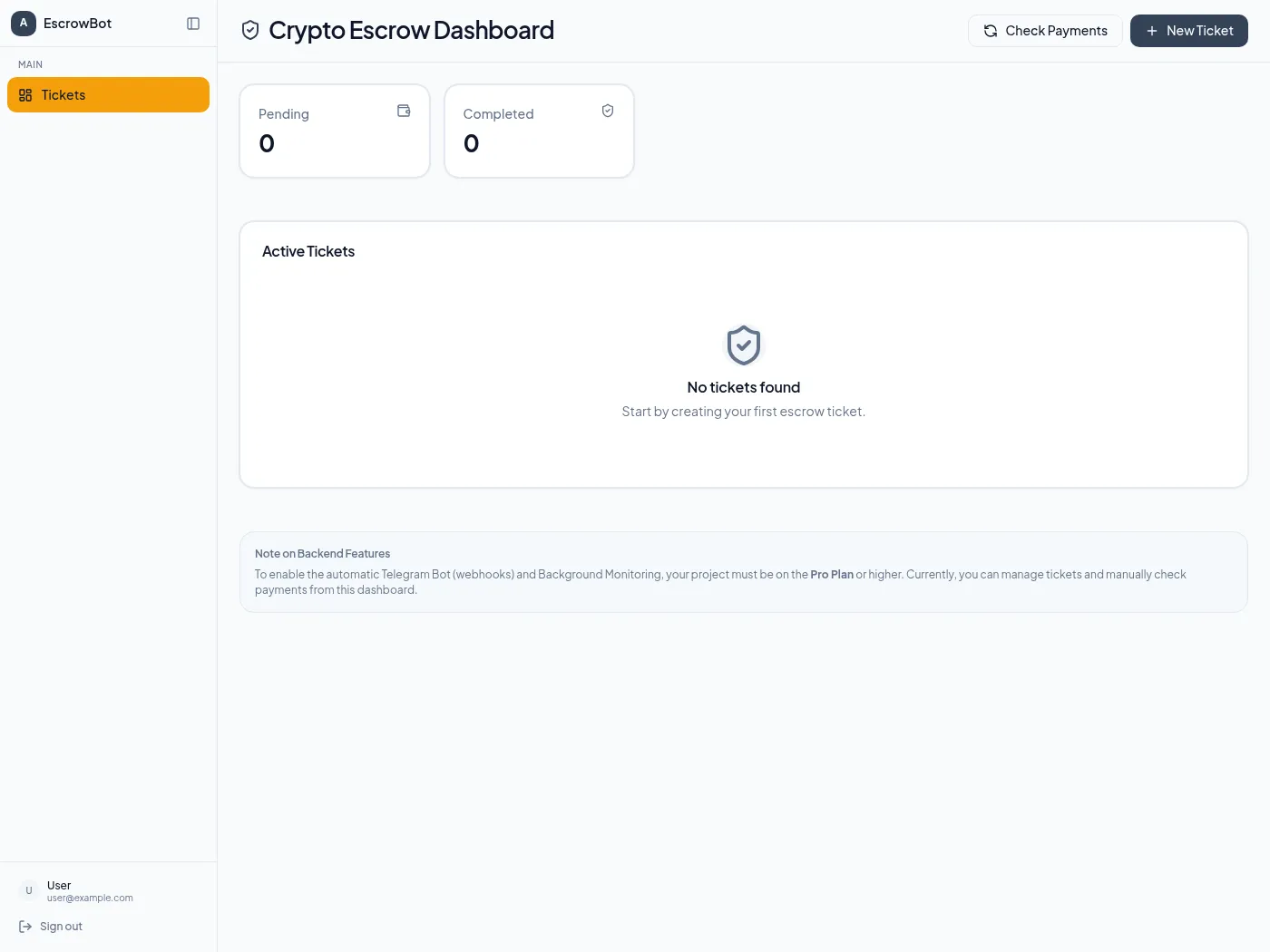 Crypto Escrow Bot
