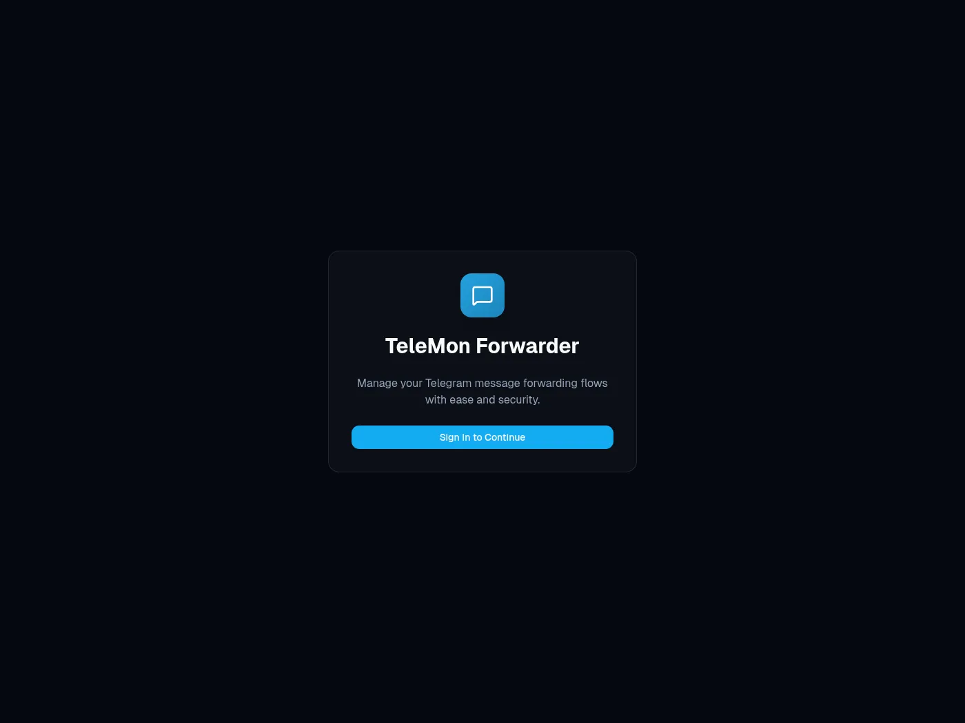 TeleMon Forwarder Web