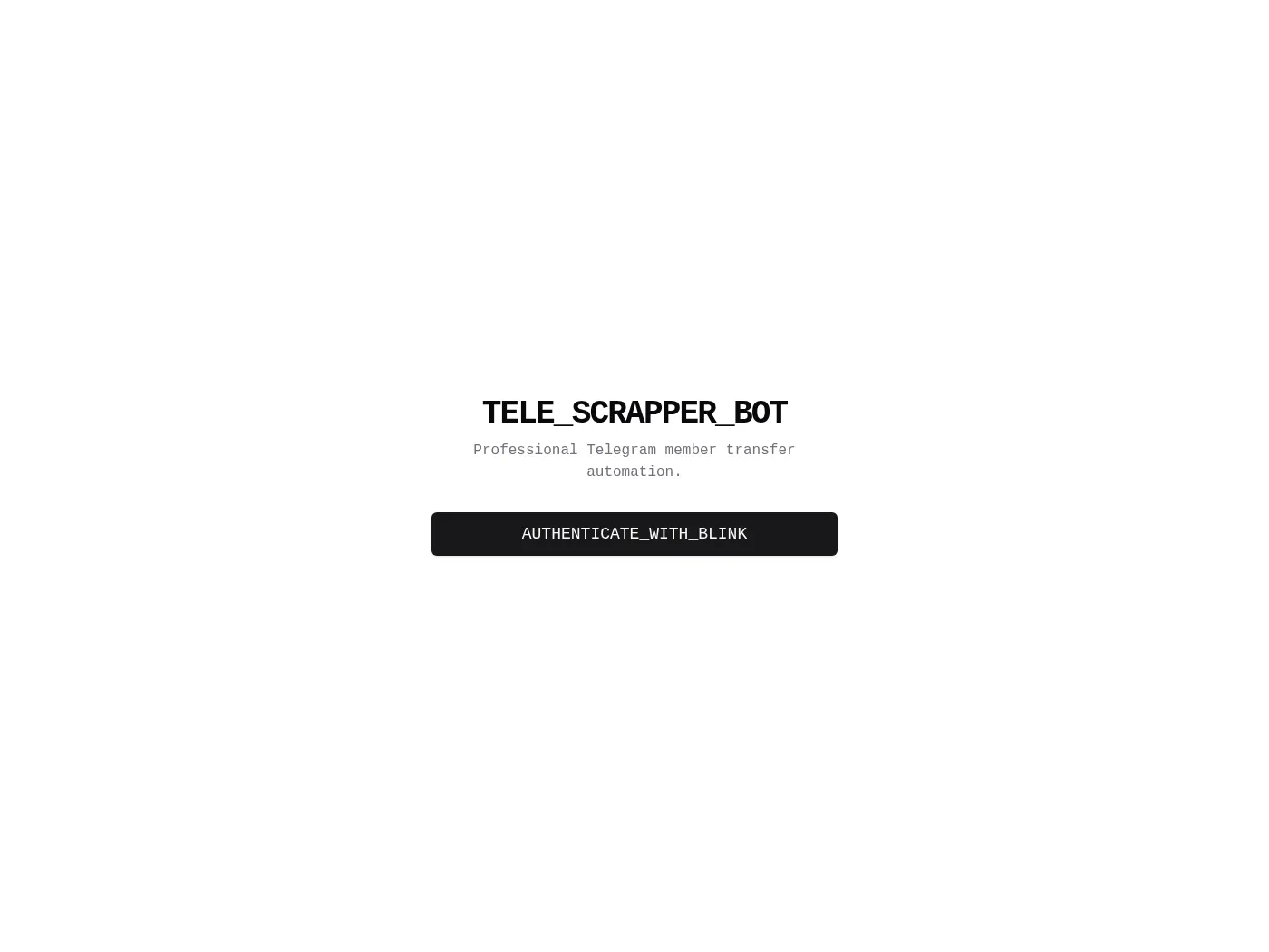 TeleGroup Scrapper Bot