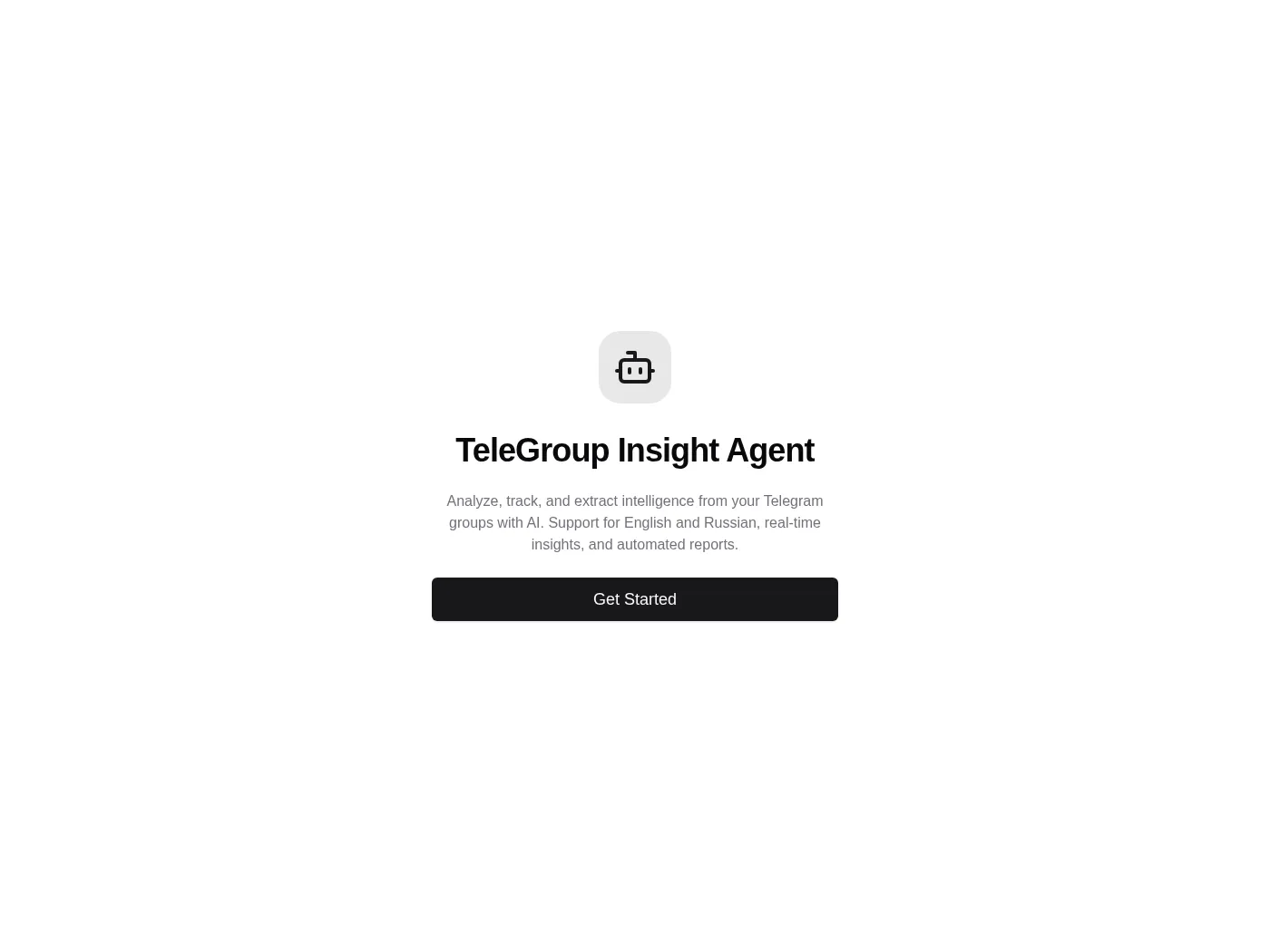 TeleGroup Insight Agent