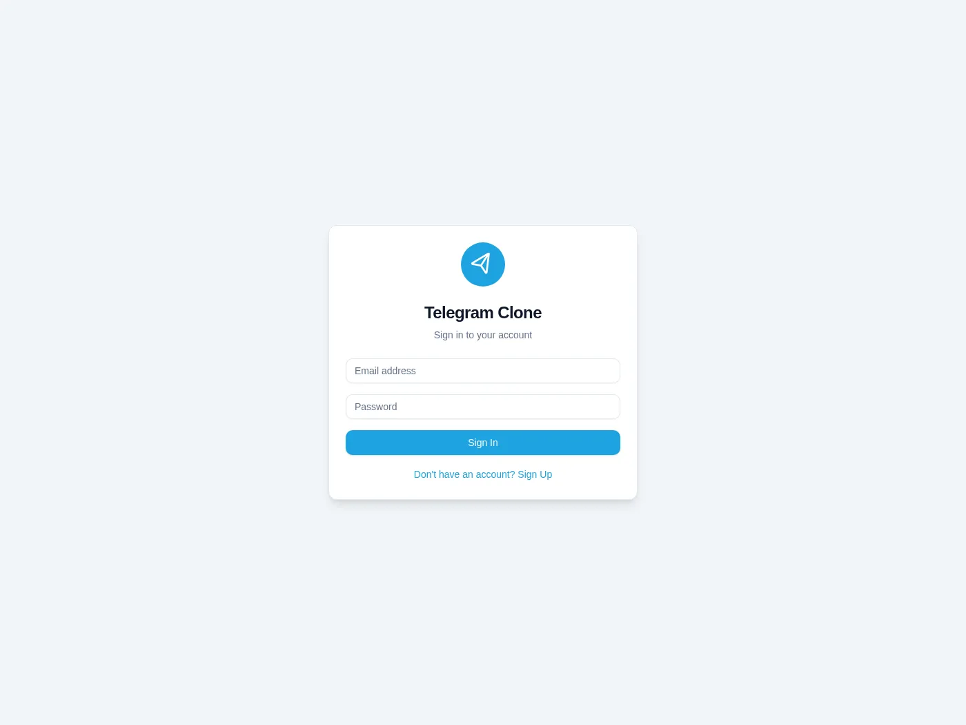Telegram Style Messenger