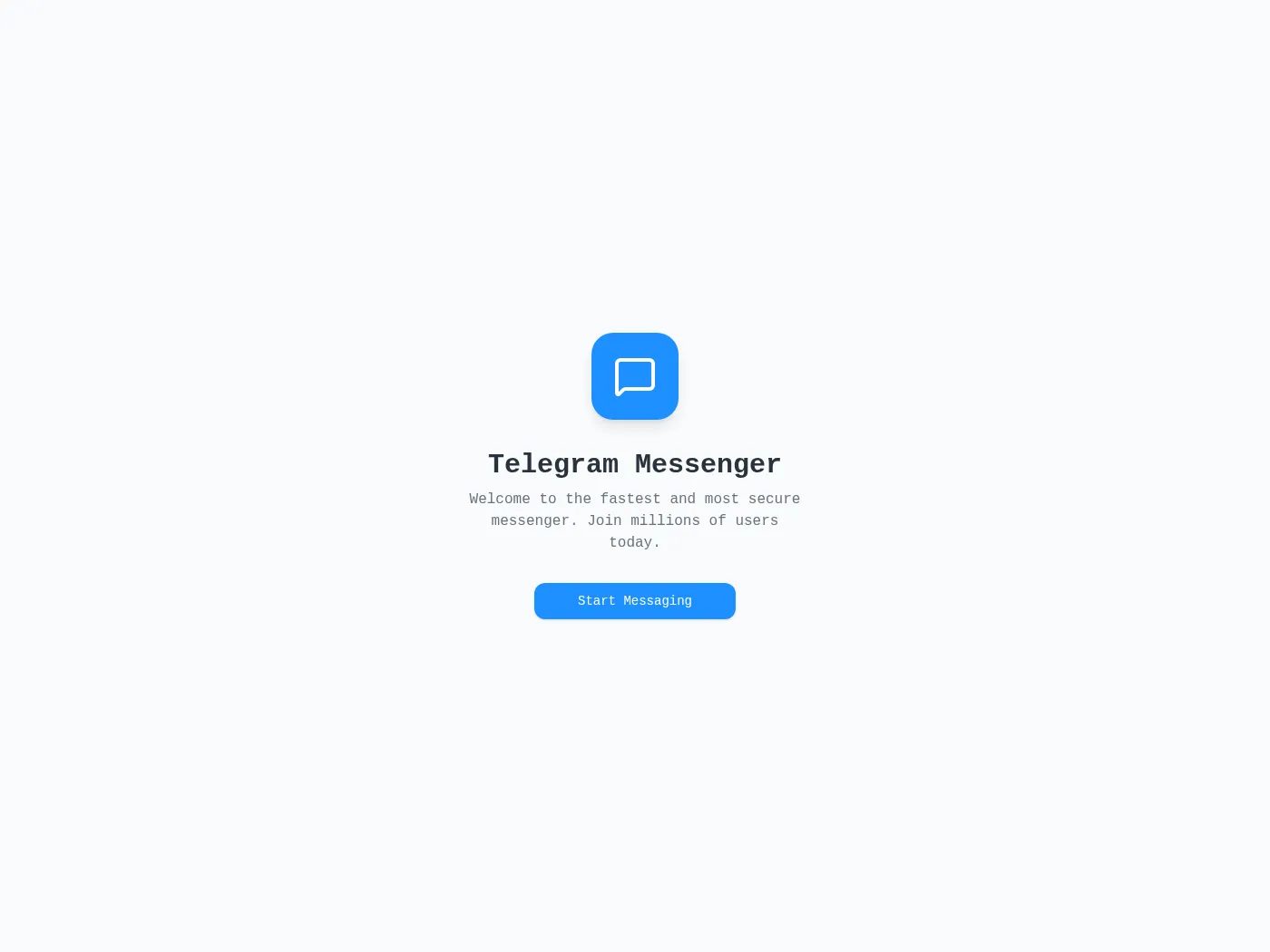 Telegram-Style Messenger