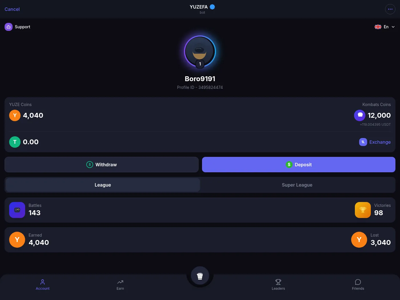 Telegram Mini App Clone