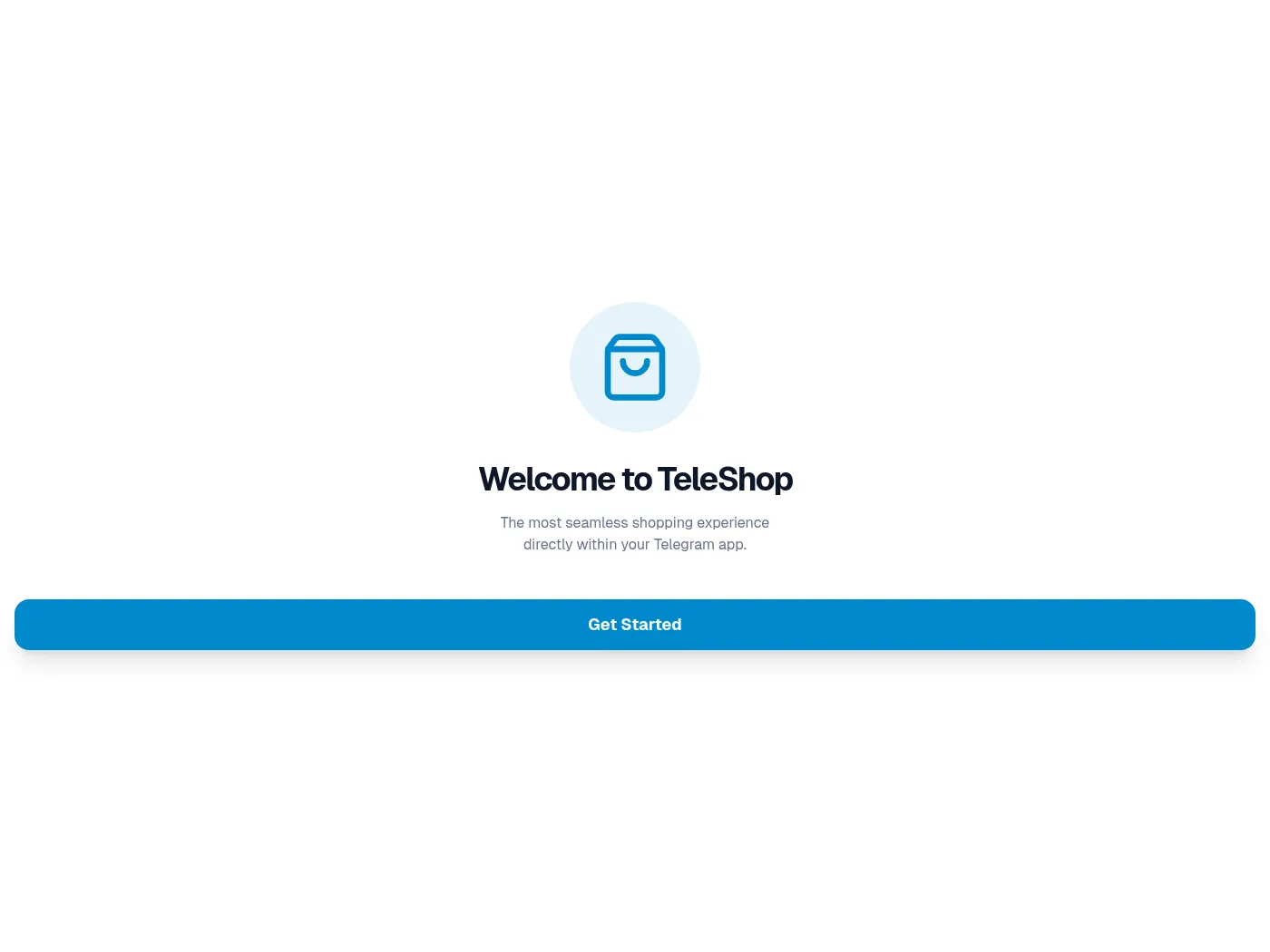 TeleShop Mini App
