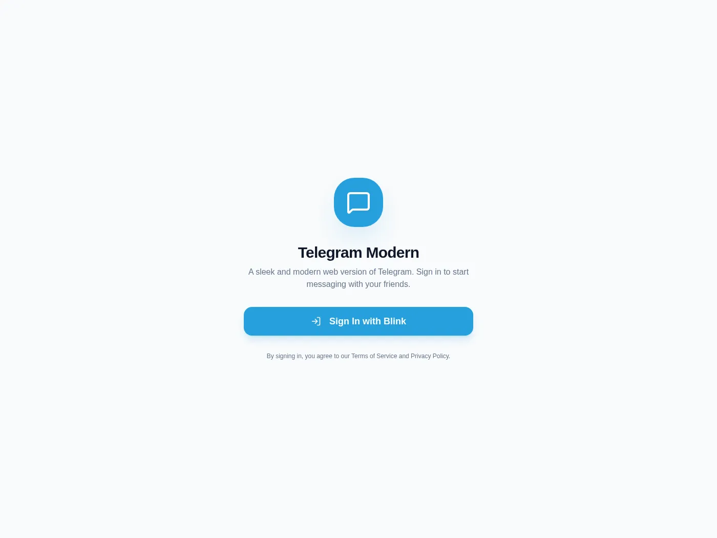 Telegram Modern Web