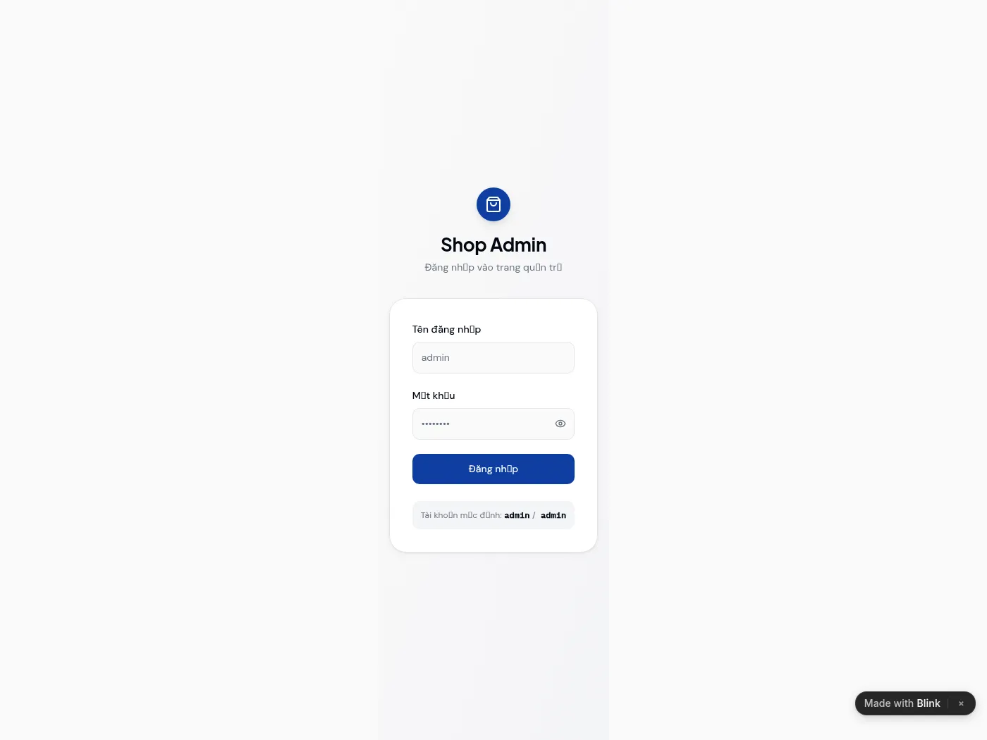 Telegram Shop Admin Portal