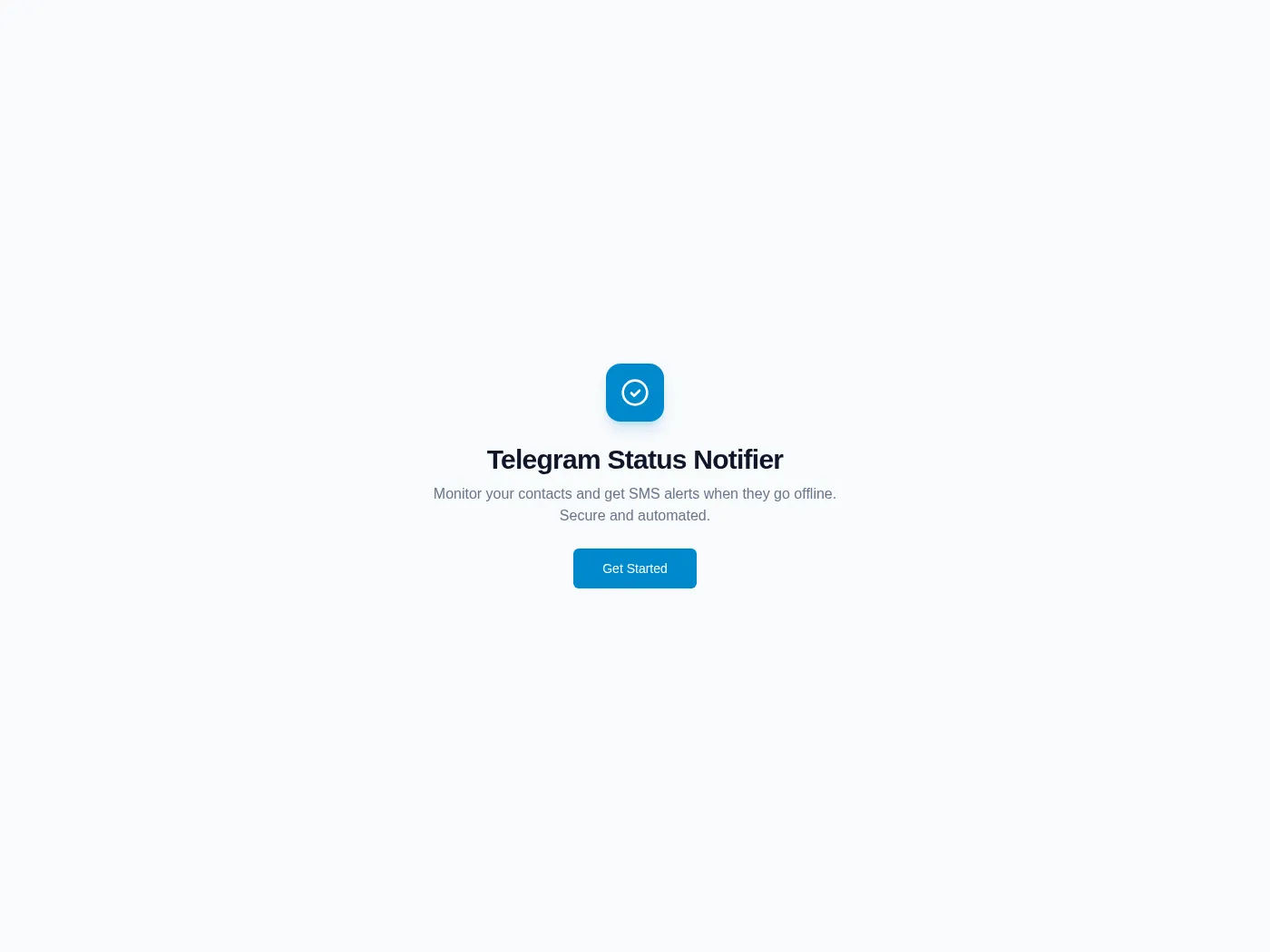 Telegram Status Notifier