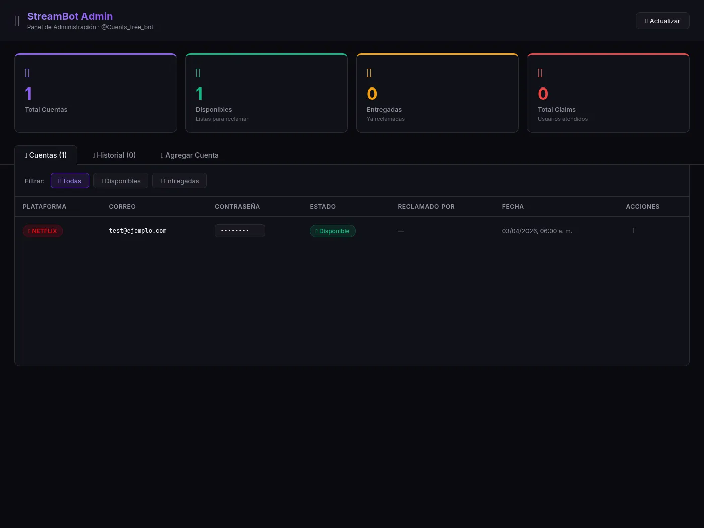 StreamBot Telegram Gift